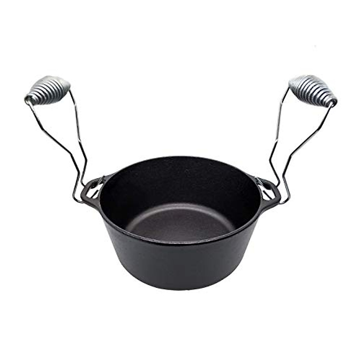 TSCTBA Liphontcta Dual Handle Dutch Oven Hook Lifter (1 Pair) for Camping, BBQ Grilling & Stovetop Garden Sculpture Outdoor Decoration