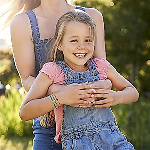 24 Pcs Beaded Evil Luck Eye Bracelets- Elastic Handmade Protection Bracelet Durable Mexican Bracelets Delicate Mal De Ojo Bracelets Evil Luck Eye Jewelry for Women Men Lucky Gift (Random Color)