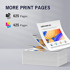 SAILNER 67XL Ink Remanufactured Ink Cartridge Replacement for HP 67XL 67 XL 67XXL for DeskJet 2755 4155 4155e 2752e 2700 2755e 4100 6400 Envy 6055 6000 6055e 6455 6455e 6458 Printer Black Color 67