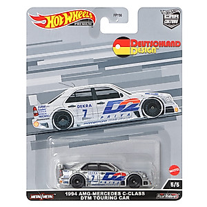 Hot Wheels Car Culture Circuit Legend, Premium 1:64 Scale Die-Cast 1994 AMG Mercedes C-Class DTM Touring Car, Collectable Vehicle