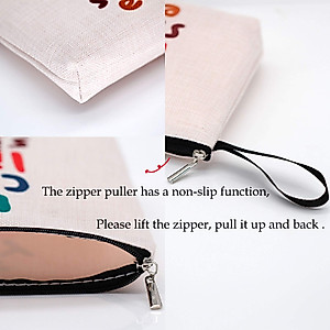 Funny Sarcastic Novelty Joke for Women Office Work Adult Humor Employee Boss Coworkers Gifts-Some Days The Best Thing About My Job is That The Chair Spins- Funny Quote Makeup Bag- Office Gifts