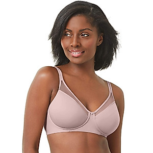 Bali Women's One Smooth U Ultra Lite Spacer Wireless Bra DF3440, Gloss, 34C