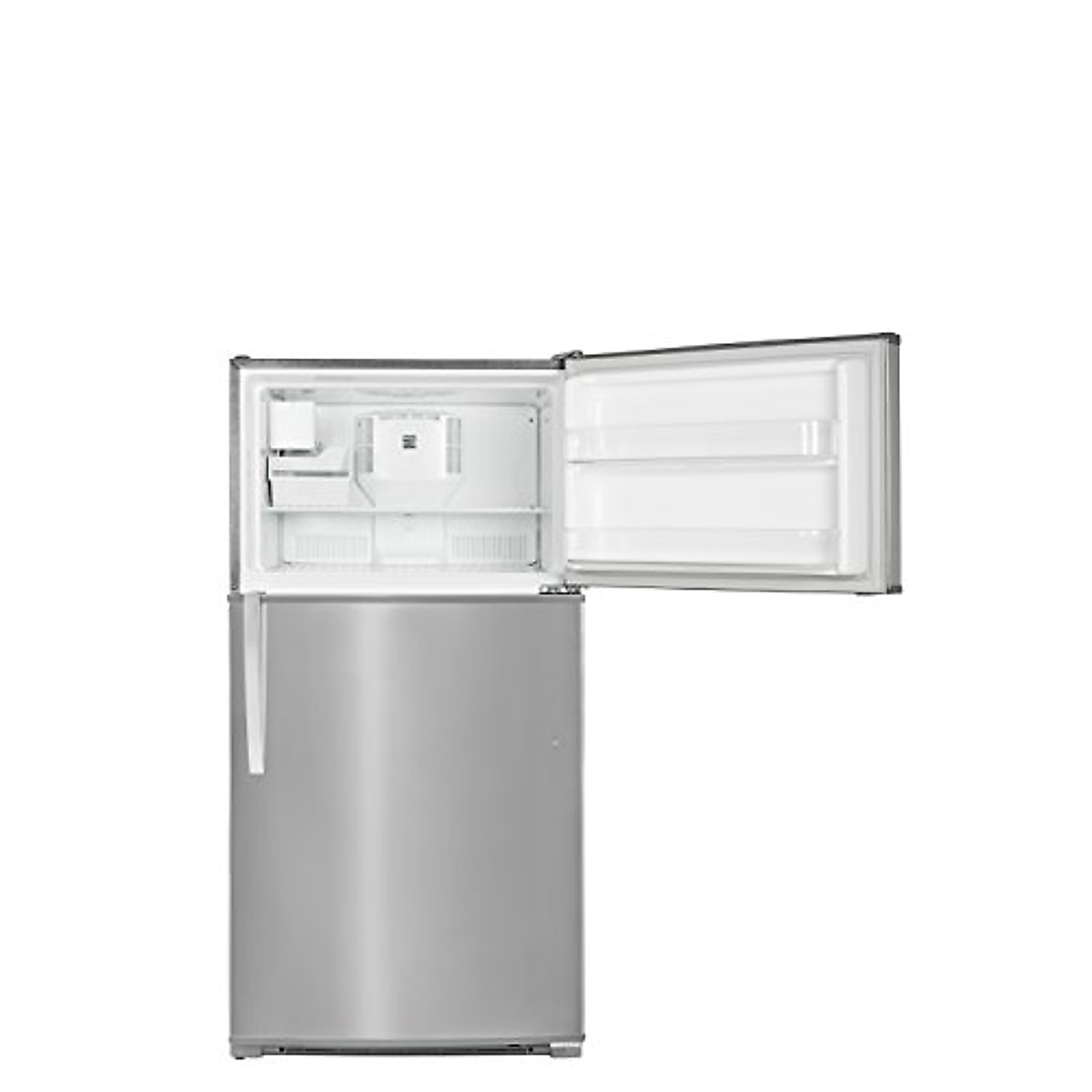 Kenmore Top-Freezer Refrigerator with Ice Maker and 21 Cubic Ft. Total Capacity, Stainless Steel