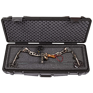 Flambeau Outdoors 6463BW Safe Shot Double Wall Bow Case, Portable Bow Storage,Black