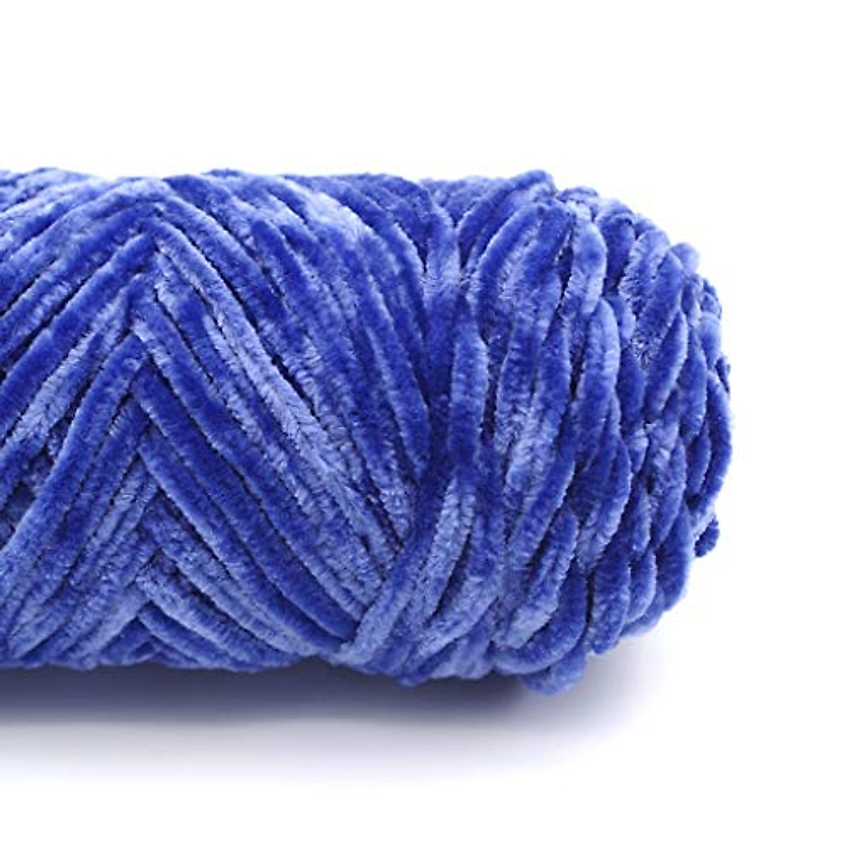 Dsxnklnd Velvet Chenille Yarn for Hand-Knitted Crochet Thread DIY Craft Scarf Sweater