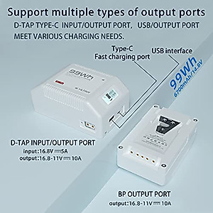 VILTROX V Mount Battery BP-V99 6700mAh 99Wh 14.8V V-Lock Battery for Camera, Monitor, Wireless Image Transmitter,Fill Light,Mobile Phone,Tablet,Computer,etc