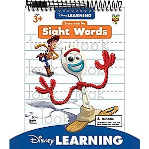 Disney Learning Toy Story 4 Trace With Me Wipe Clean Sight Words Activity Book for Kids Ages 3+, Tracing Sight Words Dry Erase Activities, Preschool and Kindergarten Early Reading and Writing Practice