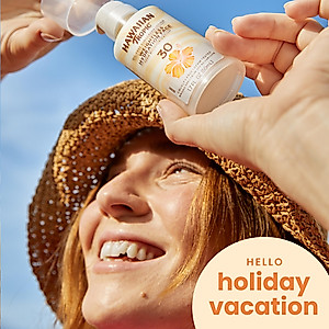 Hawaiian Tropic Weightless Hydration Lotion Sunscreen for Face SPF 30, 1.7oz | Winter Vacation Essentials, Winter Sports Skin Sun Protection, Sunblock, Sunscreen Travel Size, 1.7oz