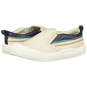 OshKosh B'Gosh boys Oatis Sneaker, White Multi, 8 Toddler US