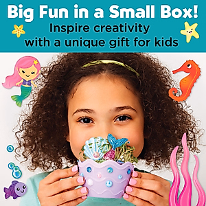 Creativity for Kids Mini Garden Mermaid Terrarium Kit - Crafts and Gifts for Girls Ages 6-8+, Stocking Stuffers