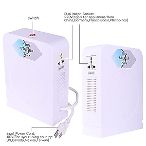 Step Up Transformer 110V/120V to 220v Watt Voltage Converter, Heavy-Duty Boost is Suitable for Eurasian Household appliances Power Conversion 2000W Used in The United States