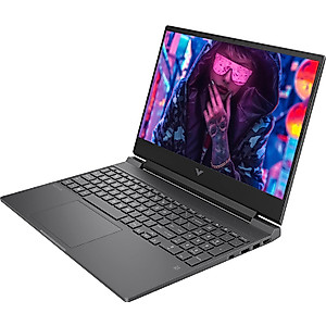 HP Victus Gaming Laptop, 15.6" FHD 144Hz Display, AMD Ryzen 5 7535HS, 32GB DDR5 RAM, 1TB NVMe SSD, NVIDIA GeForce RTX 2050, Backlit Keyboard, WiFi 6, RJ-45, HDMI, Win 11, w/CUE Accessories