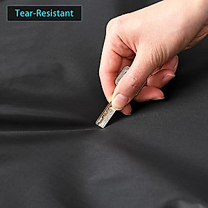 VARIETYFACE Waterproof Patio Furniture Covers,Outdoor Chair Covers 2 Pack Sunproof,Durable Lawn Chair Covers,Fits up to 35W x 38D x 31H inches Black