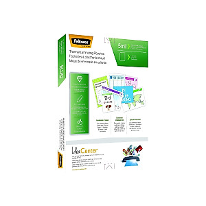 Fellowes Thermal Laminating Pouches, Letter Size Sheets, 5mil 200pk, Clear (5743601)