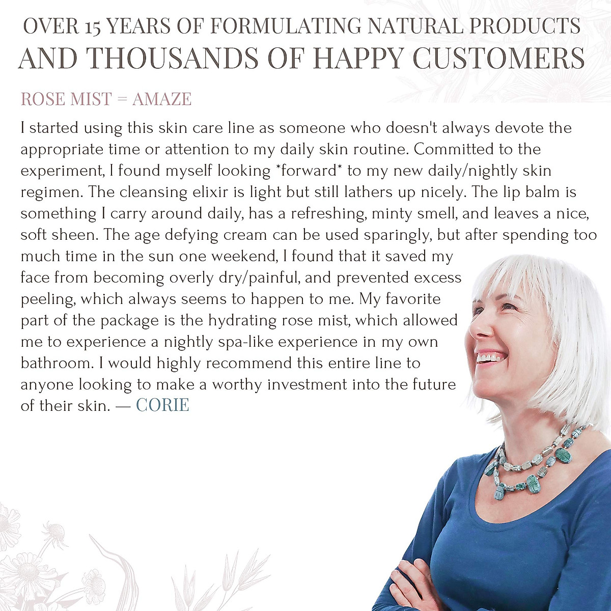 Martine: Pure & Simple Facial Mist Spray to Hydrate, Tone, and Soften Skin, Setting Spray Made With Double Helix Water. (4 oz)