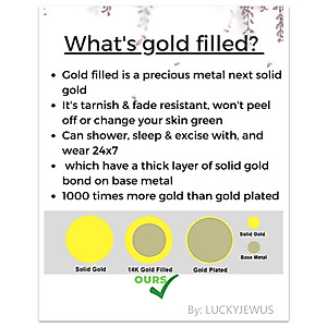 14k Gold Filled 20G Small Thin Nose Ring Hoop for Women, 6mm - 7mm Adjustable Nostril Piercing Jewelry