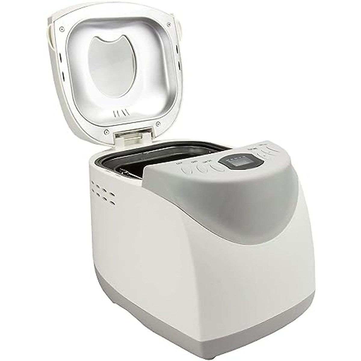 2 lb. Automatic Bread Maker, Gluten Free Setting, Various Bread Sizes, Bread Crust Selector, Light, Medium, Dark Crust Setting (White)