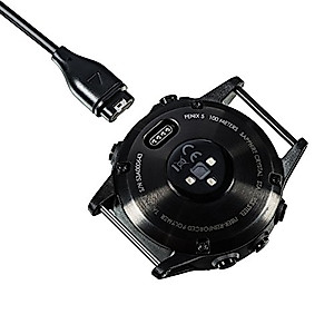 Kissmart Charger for Garmin Instinct 2 / Instinct 2S / Instinct, Replacement USB Charging Cable Cord Plus a Green Silicone Charger Port Protector Anti Dust Plug for Garmin Instinct 2 / 2S Smart Watch