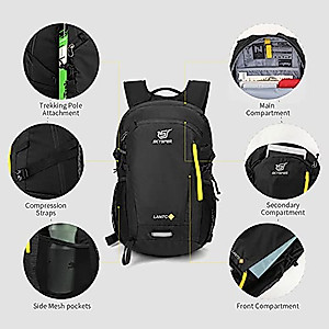 SKYSPER Small Hiking Backpack, 20L Lightweight Travel Backpacks Waterproof Hiking Daypack for Women Men