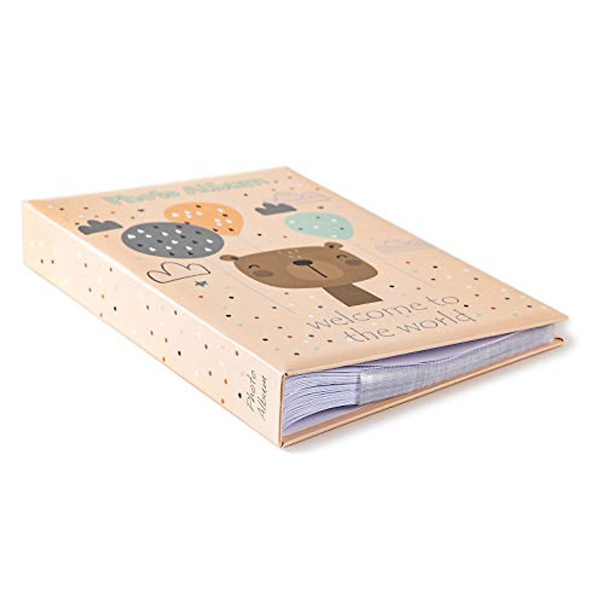 Edian Memo Photo Album 4x6 300 Photos, Family Baby Kids Cute Photo Album with Writing Space