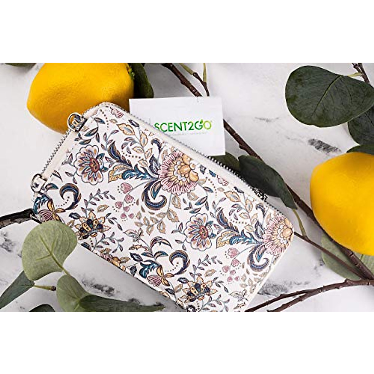 Scent2Go Toilette Fragrance Dissolvable Powder - Discreet Travel Size Packet - 20 Pack - Leak Proof - Natural Odor Eliminator - Lemon + Mint Scent