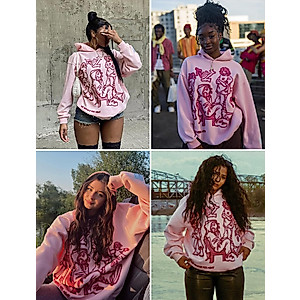 Aelfric Eden Mens Graphic Hoodies Y2k Hoodies Oversized Streetwear Hoodie Sweatshirt Casual Harajuku Hooded Pullover