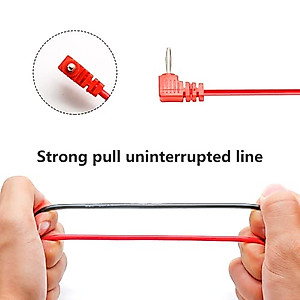 LDEXIN 2 Pairs 82cm/32.3" Digital Multimeter Banana Plug Connector Voltmeter Test Lead Probe Wire Cable 1000V