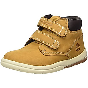 Timberland Baby Toddle Tracks Hook-and-Loop Bootie, Wheat Nubuck, 5.5 US Unisex Infant