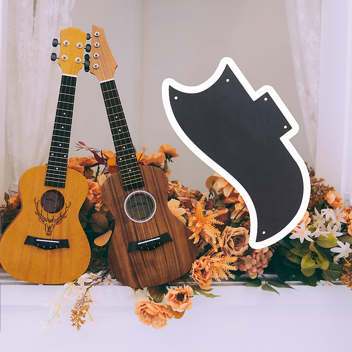 Pickguard for SG 3-ply Black 2-Humbucking 5 Holes Guitar Pickguard