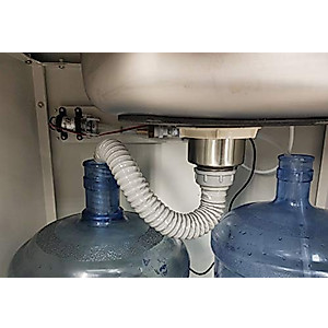 Steel Cabinet Portable Sink Self Contained Hand Wash Station Mobile Sink Water Fountain Water Supply 110V/12V Powered Built-in Pump Water Jugs NOT Included 24 X 18 X 30" Cabinet Size 10094-NF