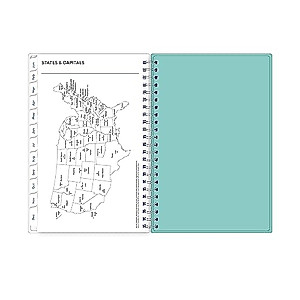 Blue Sky 2024 Weekly and Monthly Planner, January - December, 5" x 8", Frosted Cover, Wirebound, Chloe (144734)
