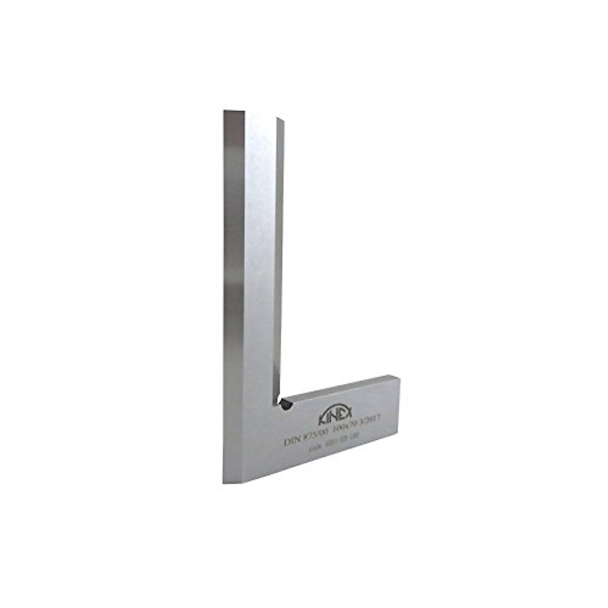 Kinex 4001-03-100 Machinist Knife Edge Solid Inspection Square 4 x 2-3/4 x .240 Inches Thick (100 mm x 70 mm) DIN 875/00 (Square w/in 3 microns or 0.0001 Inches)