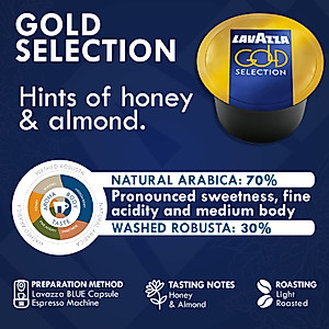 Lavazza Blue Capsules Coffee Pods, Best Value Pack, 100 ct, All Flavors - Top Class, Caffe Crema, Decaf, Gran Espresso, Gold - 20each