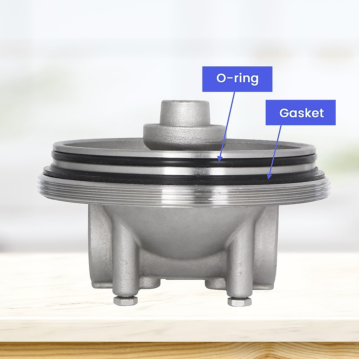 O-Ring for Water Filter Housings Diameter 4.2" O.D./4.8" O.D.Black 2 Pcs O-Ring Set