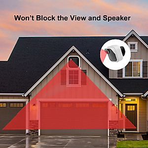 Silicone Case Cover for All-New Blink Outdoor 4 (4th Gen) - Weatherproof Protective Skin Cover with Hat Brim for All-New Blink Outdoor 4 Smart Security Camera (White-A, 3 Pack)