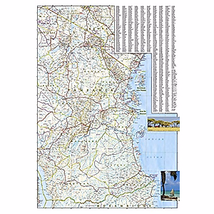 Tanzania, Rwanda, and Burundi Map (National Geographic Adventure Map, 3206)