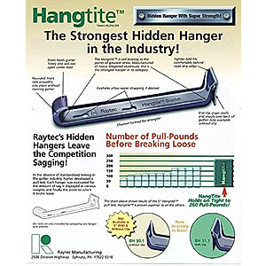 6 inch Raytec hidden gutter hangers (50 pack)