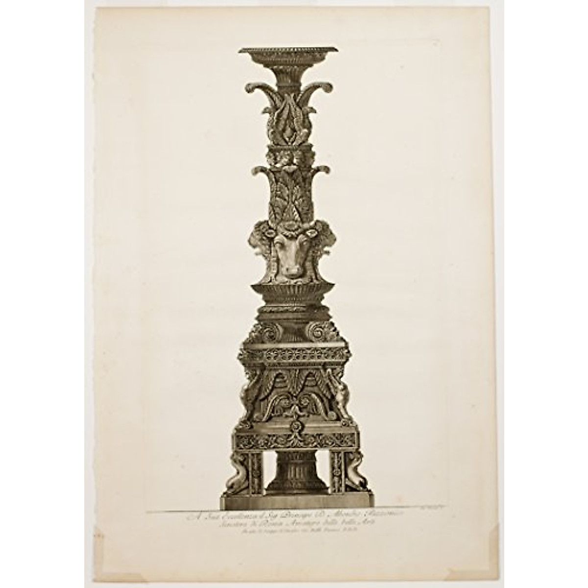 Plate 27 - A Sua Eccellenza il Sig. Principe D. Abondio Rezzonico Senatore di Roma Amatore delle belle Arti