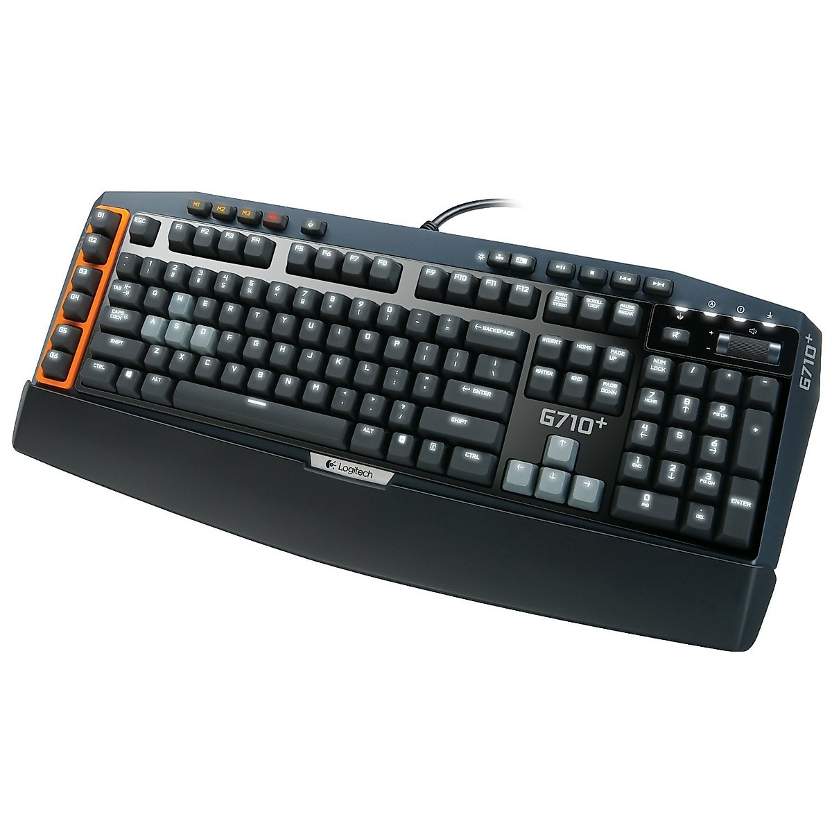 Logitech G710+ Mechanical Gaming Keyboard with Tactile High-Speed Keys - Black