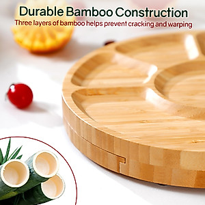 Charcuterie Boards, Thereye Cheese Board with Knife Set, Bamboo Charcuterie Board Set-𝐓𝐡𝐚𝐧𝐤𝐬𝐠𝐢𝐯𝐢𝐧𝐠 𝐆𝐢𝐟𝐭, 𝐂𝐡𝐫𝐢𝐬𝐭𝐦𝐚𝐬 𝐆𝐢𝐟𝐭, Housewarming Gift, Wedding Gift