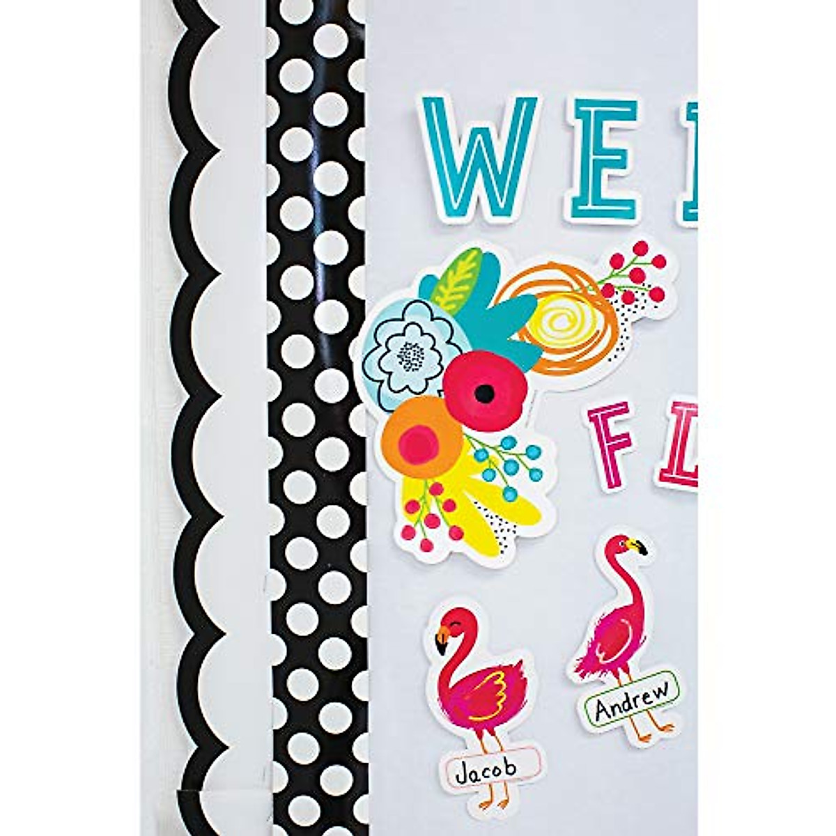 Schoolgirl Style - Simply Stylish Tropical | Welcome to the Flock Bulletin Board Set, 54 Pieces