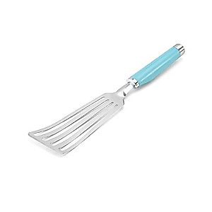 KitchenAid Gourmet Stainless Steel Flex Turner, One Size, Aqua Sky