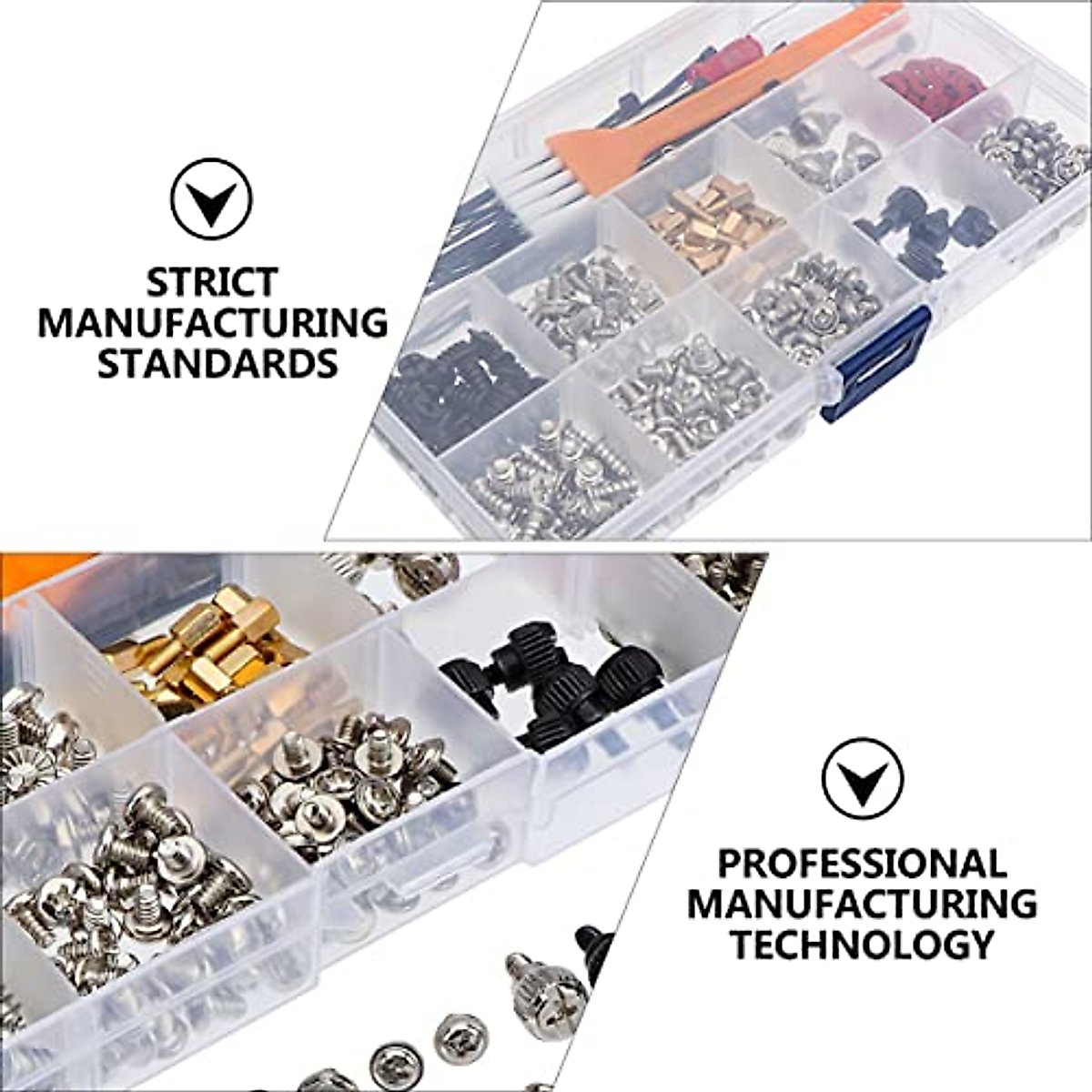 SOLUSTRE 2 Sets Computer Screw Screws for Assembling Computer Screws Kit Computer Case Screw standoffs Screws Computer Installation Kit Tablet car Holder Fan Stand Accessories Shell Steel