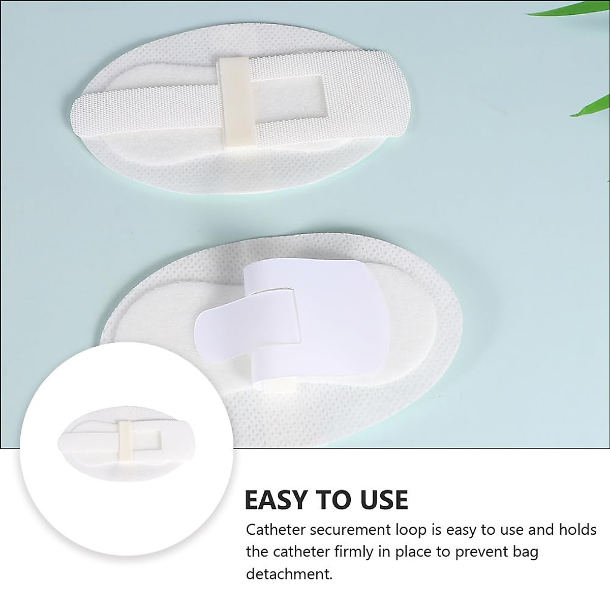 HEALLILY 6Pcs G-Tube Holder Concealment Gastrostomy Tubes Sticker Abdominal Feeding Tubes Dialysis Catheter Tube Holder Catheter Stabilization Device 1