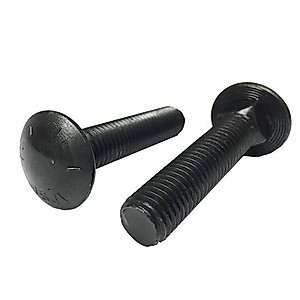 (5) 5/8-11X4 Grade 8 Full Thread Carriage Bolts Plain