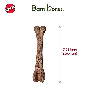 Ethical Pets SPOT 54319 Bambone Bone Bacon Pet Chew Toys