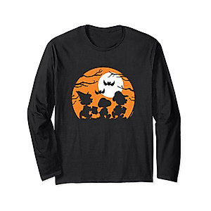 Peanuts - Halloween - Trick Or treat Silhouettes Long Sleeve T-Shirt