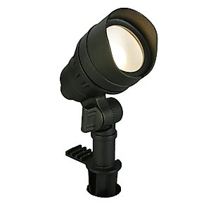 4.5-Watt Millennium Black Adjustable Light Color Outdoor Integrated LED Landscape Flood Light