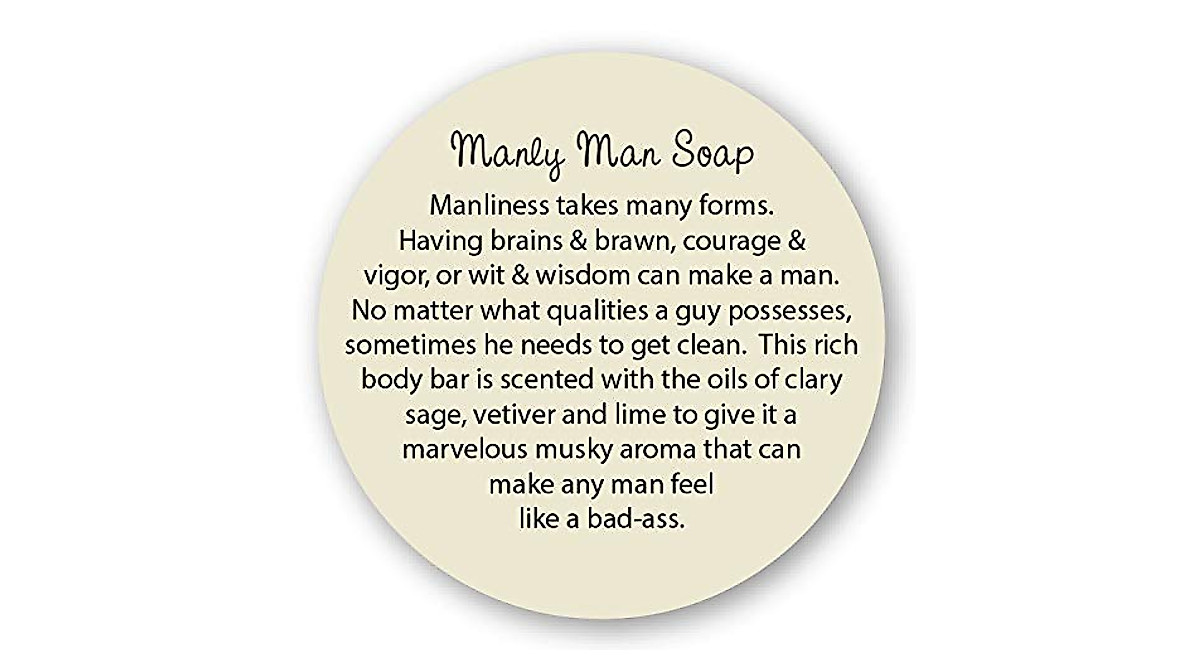 Manly Man Soap Bar - Natural, Reusable Gift Tin | Seattle Sundries
