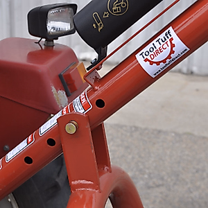 Tool Tuff Pole-Star 400 3-Point Tractor Post Hole Digger for Compact/Sub-Compact/Cat 0 Tractors with 6" 9" & 12" Augers.